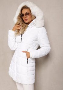 Modele de Geci Albe de Dama pentru Iarna Online - Fashion8.ro 🌟