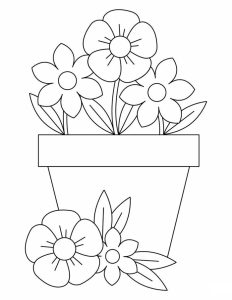 Exploreaza Frumusetea Naturii: Planse de Colorat cu Flori pentru Copii ...